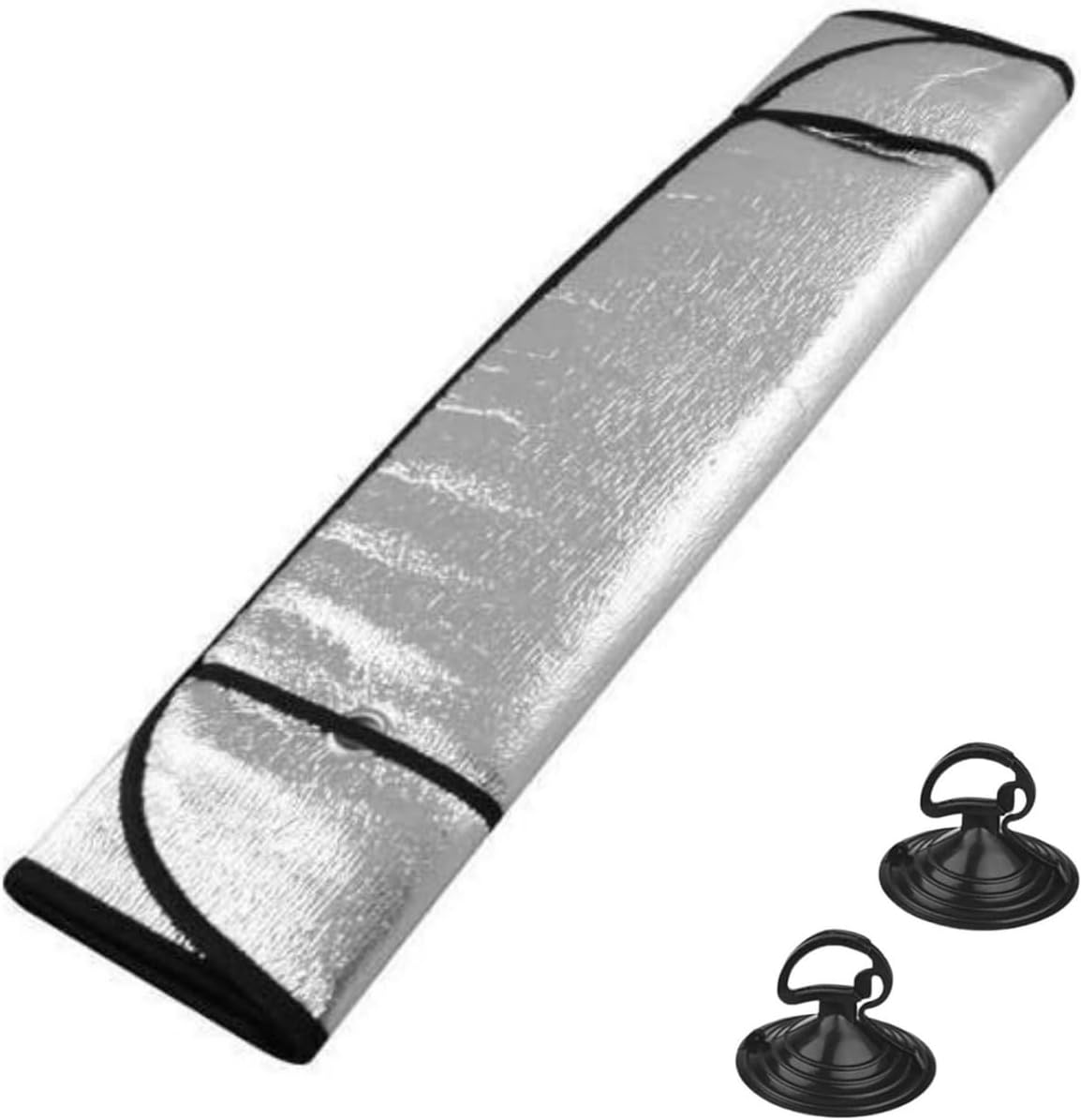 Protetor Solar Parabrisa Quebra Sol Painel Carro Universal Em Aluminio ...