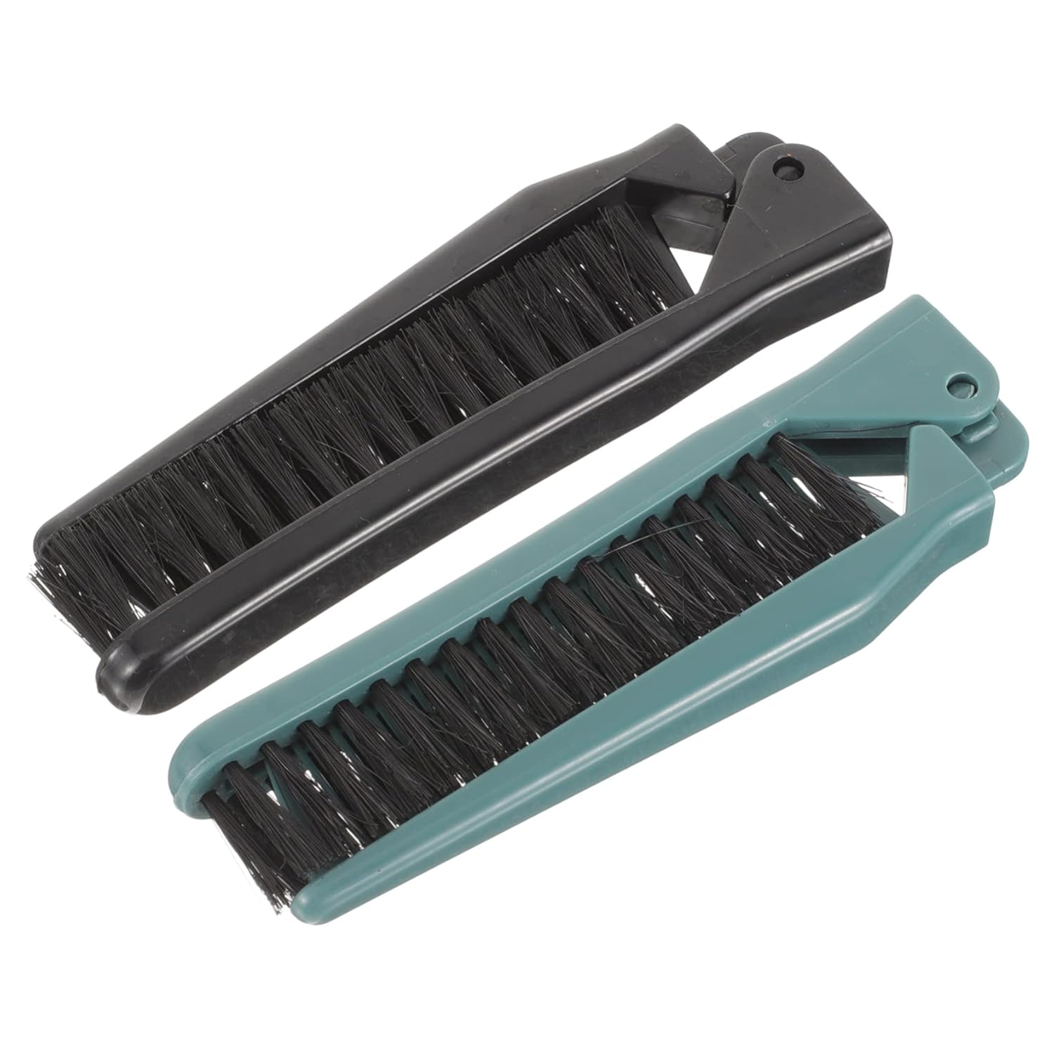 Amazon.com : Healeved 2pcs Double Teeth Folding Comb Hair Brushes for ...