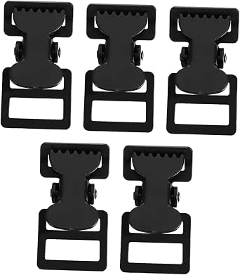 Amazon.com: STOBOK 5pcs Medical Clip Buckles Belt Buckle Side Release ...