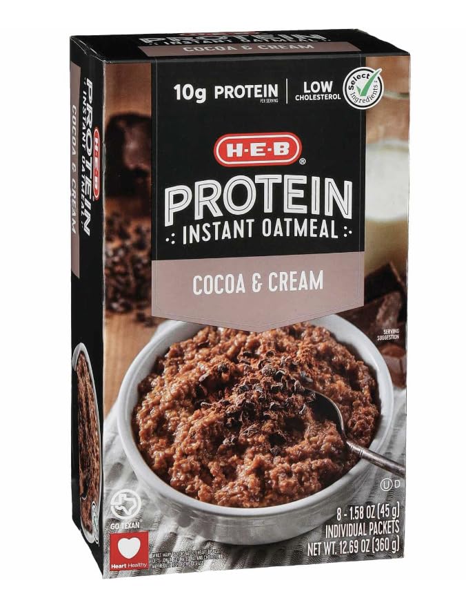 Amazon.com: Generic High Protein Cocoa & Cream Instant Oatmeal - 10 ...