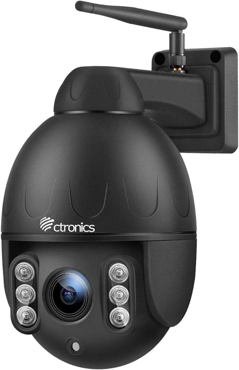 Ctronics 270 PTZ Dome Camera (PTZ Dome Black) : Amazon.fr: High-Tech