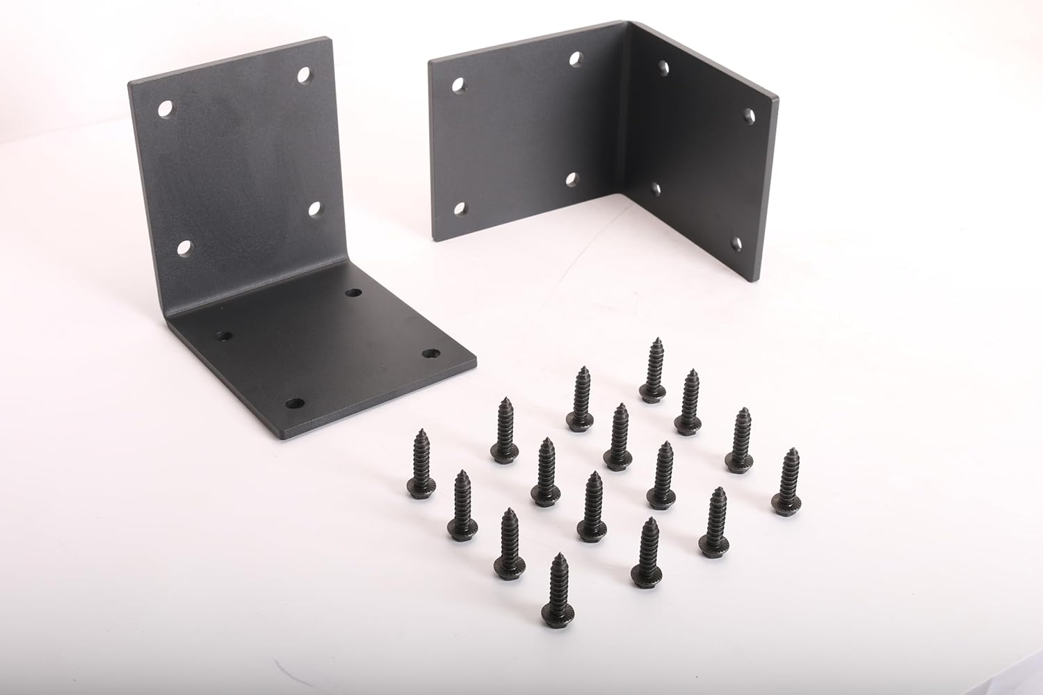 Amazon.com: 2-Pack 6" x 6" x 5" Heavy Duty Steel Corner Bracket, L ...