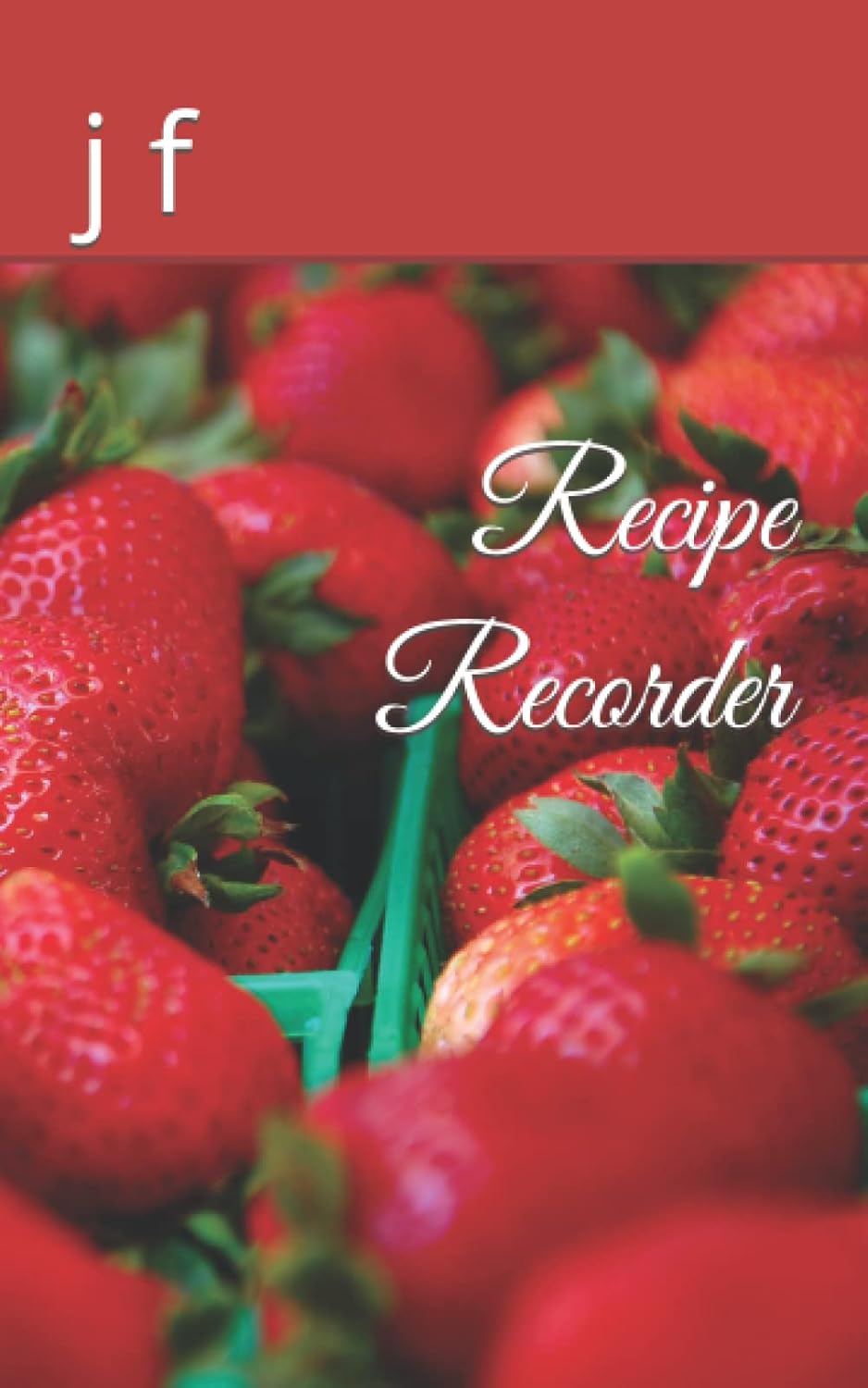 Recipe Recorder: f, j k: Amazon.com: Books