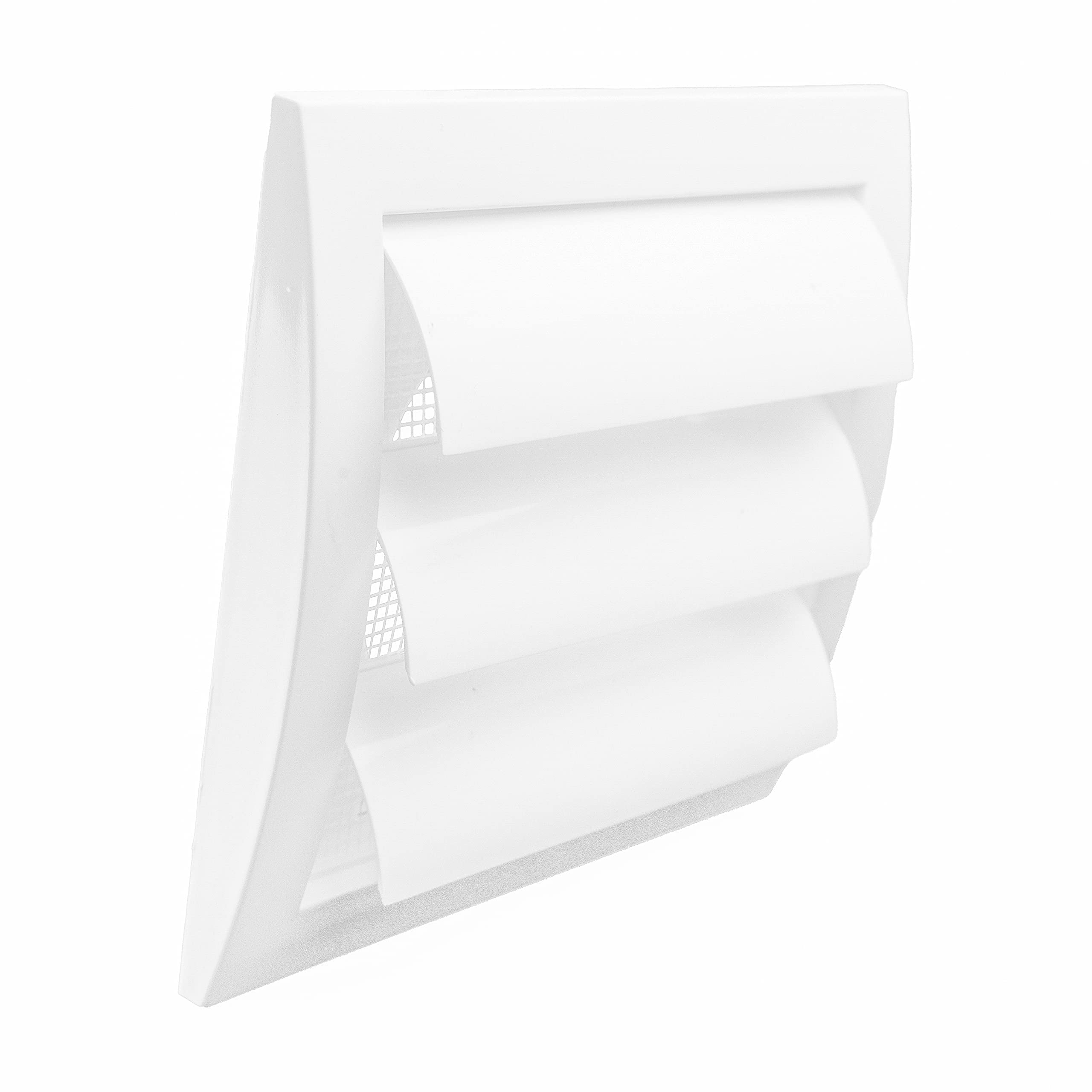 Buy 4" Inch Ventilation Duct Cover with Damper Flaps. Dryer/Exhaust ...