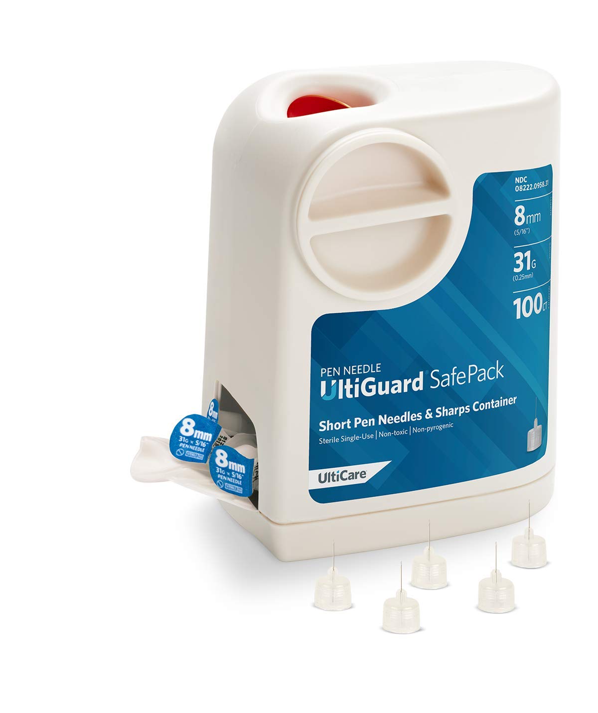 Amazon.com: All-in-One UltiGuard Safe Pack Pen Needles and Sharps ...