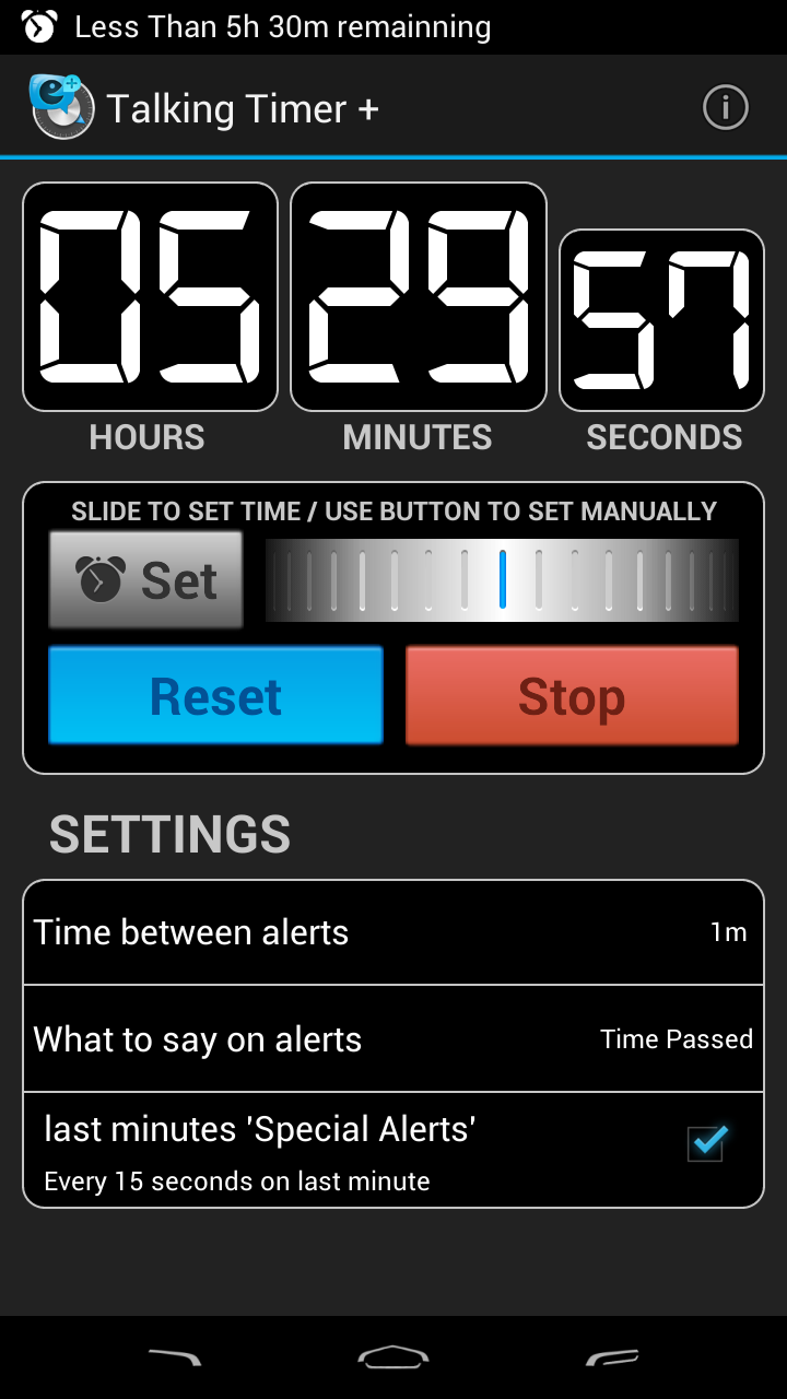 Talking Timer + - App on Amazon Appstore