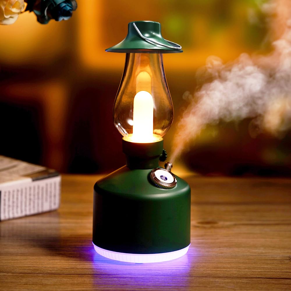 Amazon.com: GJB Cute Small Humidifier, Lantern Humidifier for Bedroom ...