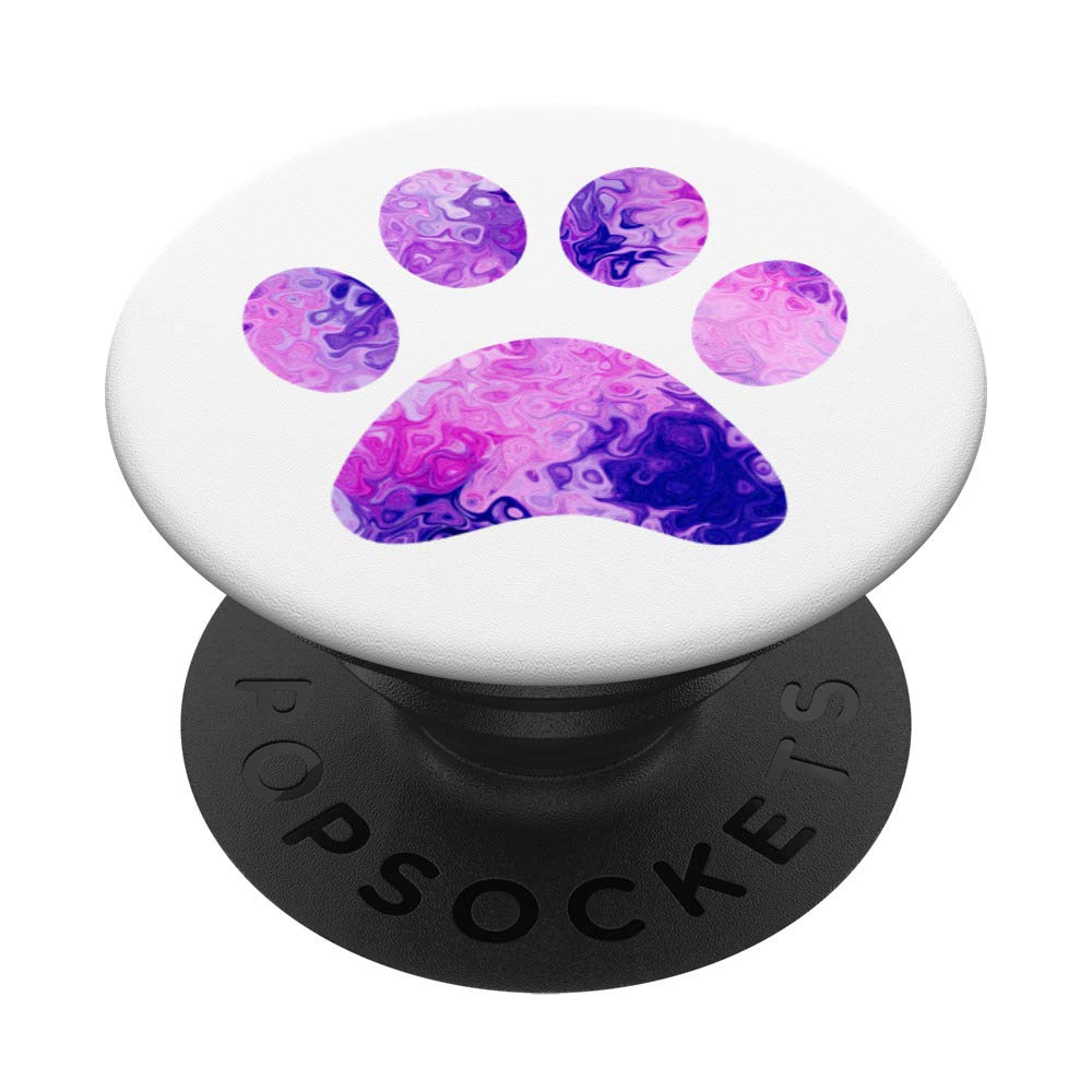 Purple Paw Print