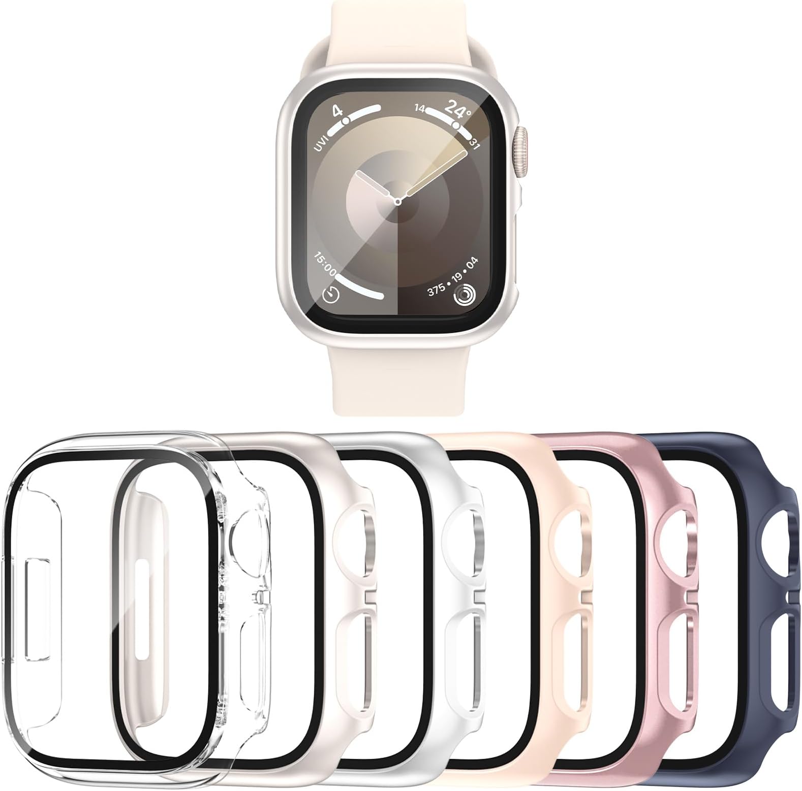 Luyialvals Case for 40mm Apple Watch SE 2nd Gen/SE 1st gen/Series 6/5/4 ...
