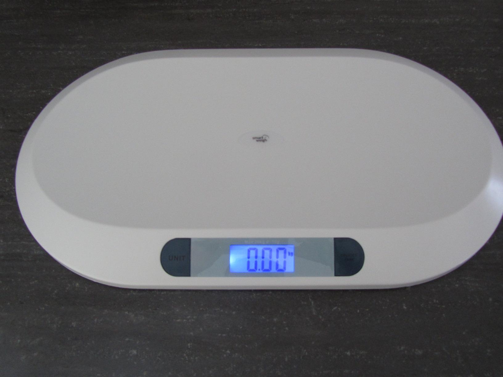 Smart Weigh Pèse-bébé Numérique avec un Large Écran LCD Rétroéclairé, 3 ...