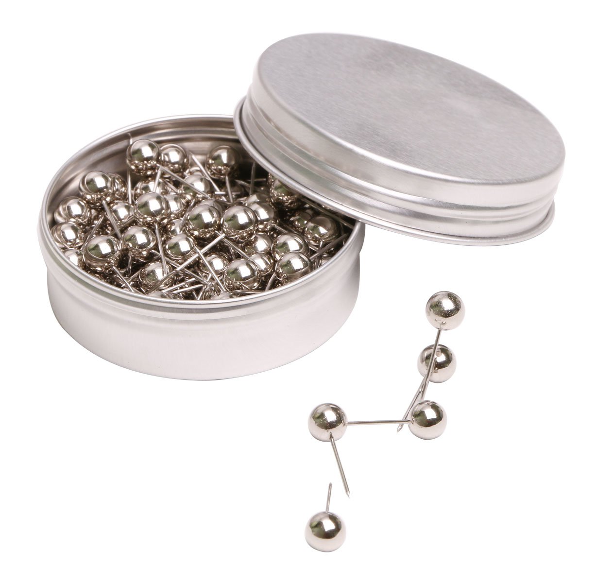 Snapklik.com : Tupalizy 100PCS 1/4 Inch Small Round Head Map Tacks Pins ...