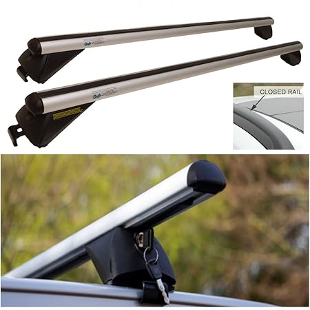 Summit SUM-002 Roof Bar to Fit Cars with Running Rails, Aluminium 1.2m ...