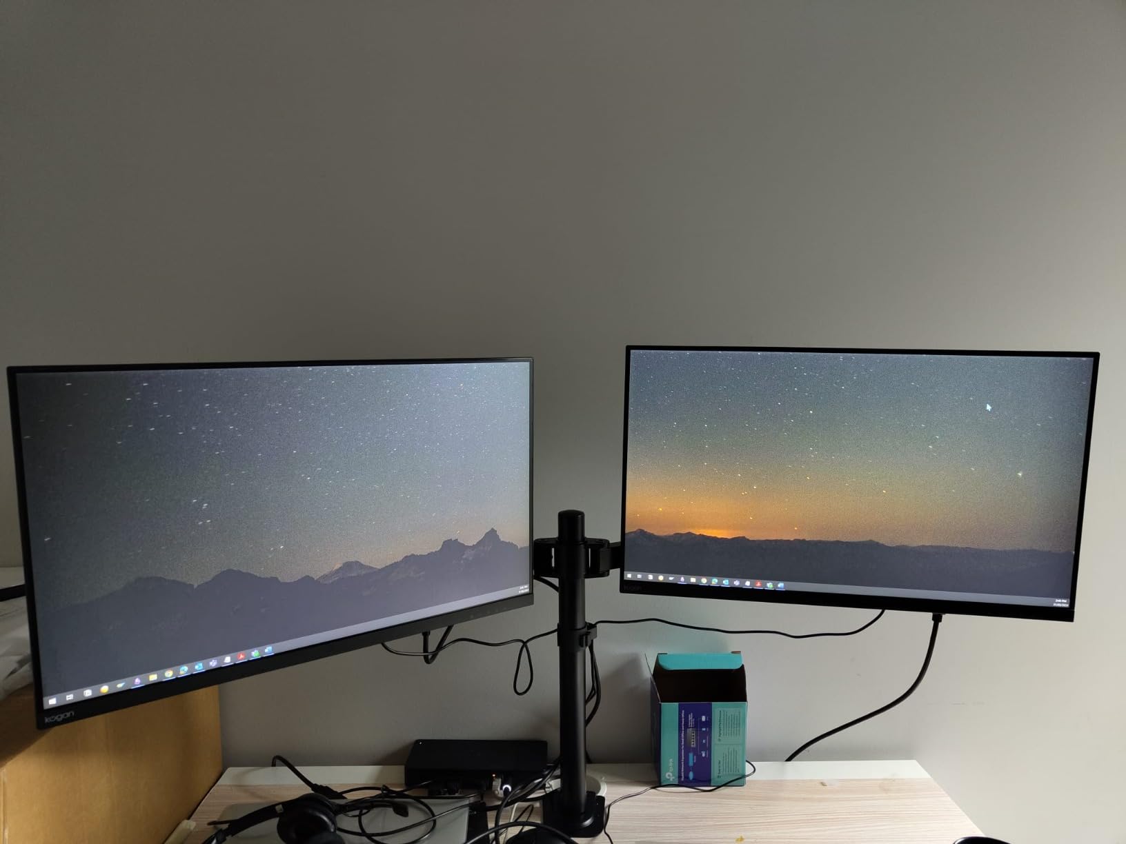 ERGOMAKER Dual Monitor Stand, Fully Adjustable Dual Monitor Arm for 2 ...