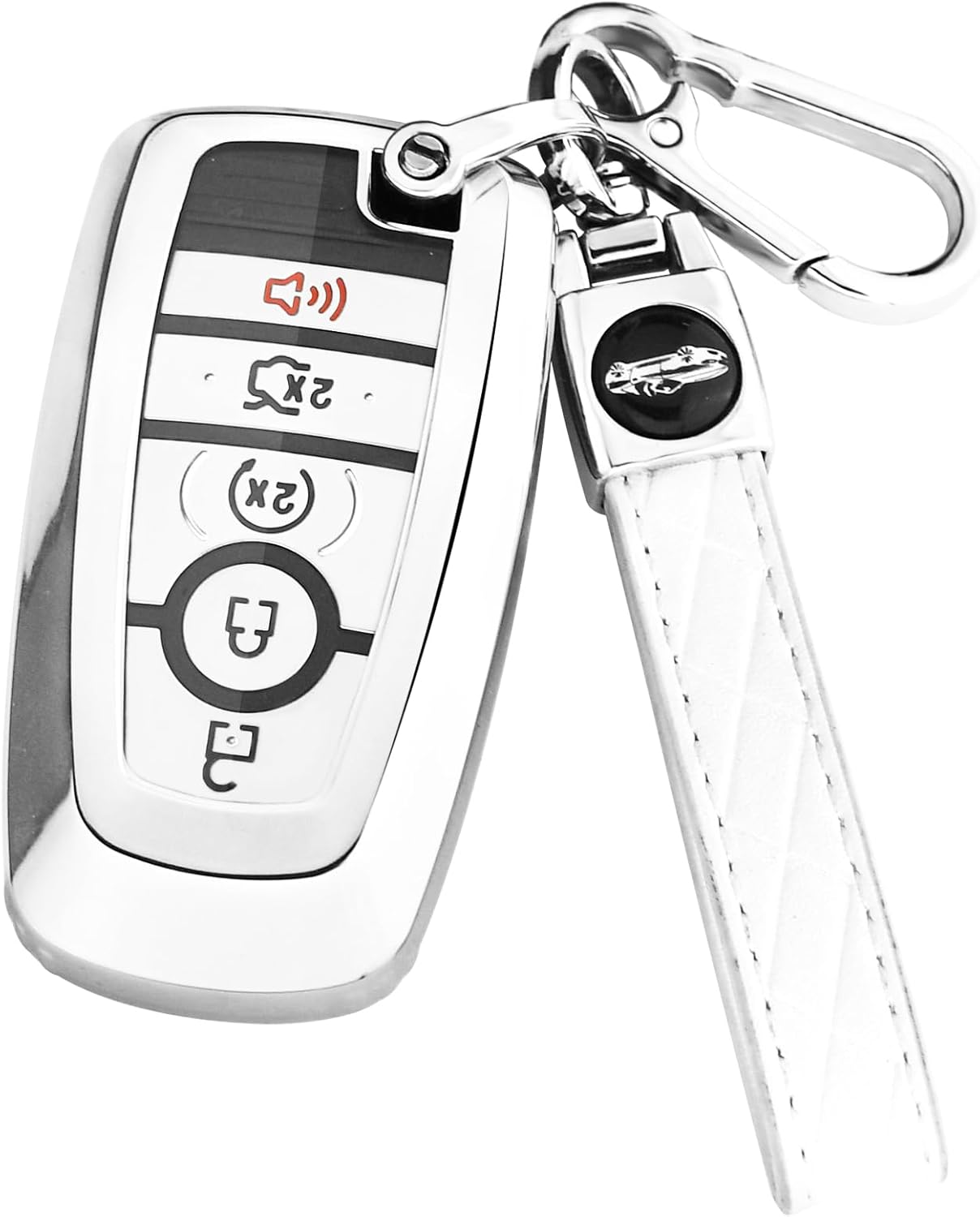 Amazon.com: XIYANG TRADE for Ford Key Fob Cover with Keychain,Key Fob ...