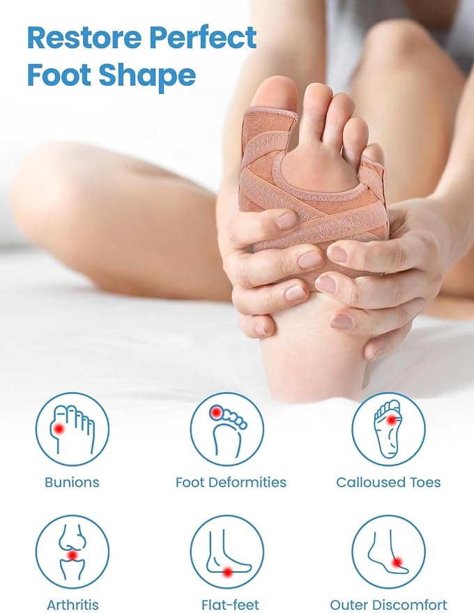 Amazon.com: Habioer Toe Stretcher Band - Bunion Corrector for Women ...