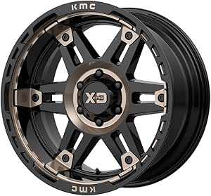 Amazon.com: XD SERIES BY KMC WHEELS XD840 SPY II Black Wheel (17 x 8. inches /6 x 87 mm, 18 mm ...