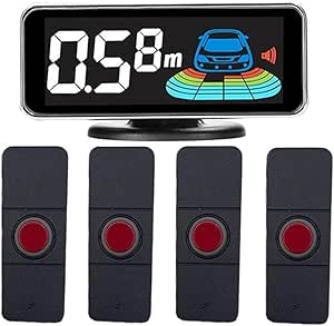 PDC Parking Sensor Car 13mm Probes Rear Reversing Radars System Display ...
