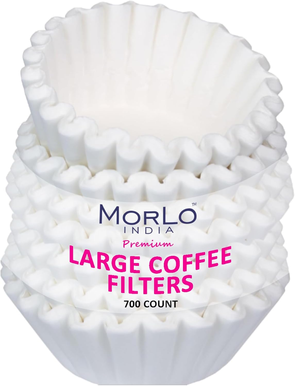 Amazon.com: MorLo Premium Large Coffee Filters, 8-12 Cups, 700 Count, 3 ...