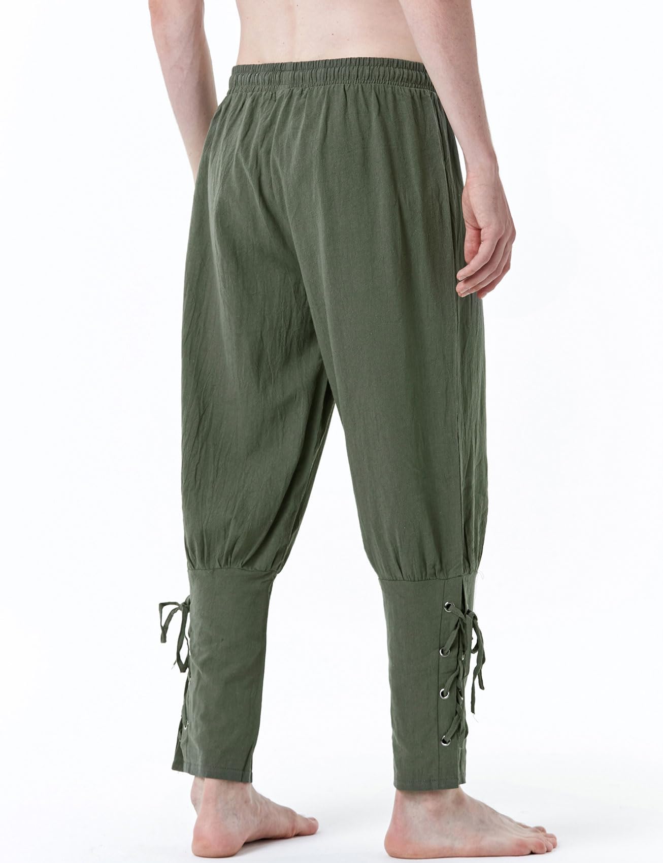 Snapklik.com : Mens Vintage Renaissance Costume Ankle Banded Pants For ...