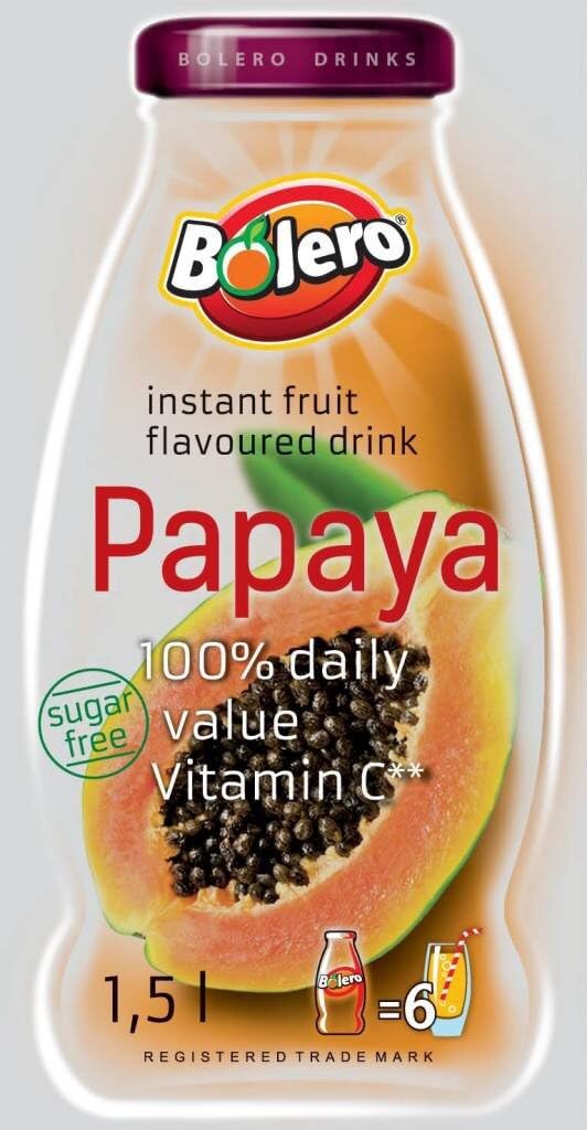 Bolero Drinks Papaya Flavour - 24 sachets : Amazon.co.uk: Grocery