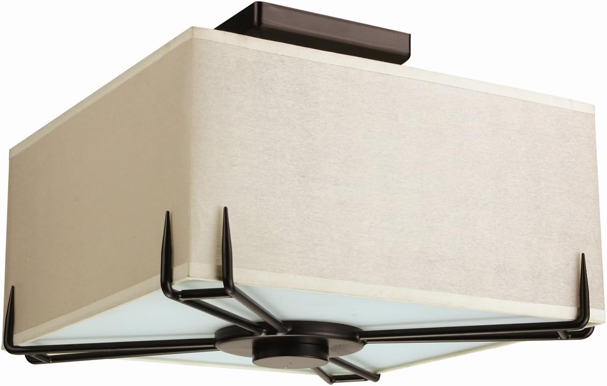 DVI DVP9128MO 2 Light Geometry Semiflush Semi Flush Ceiling Light ...
