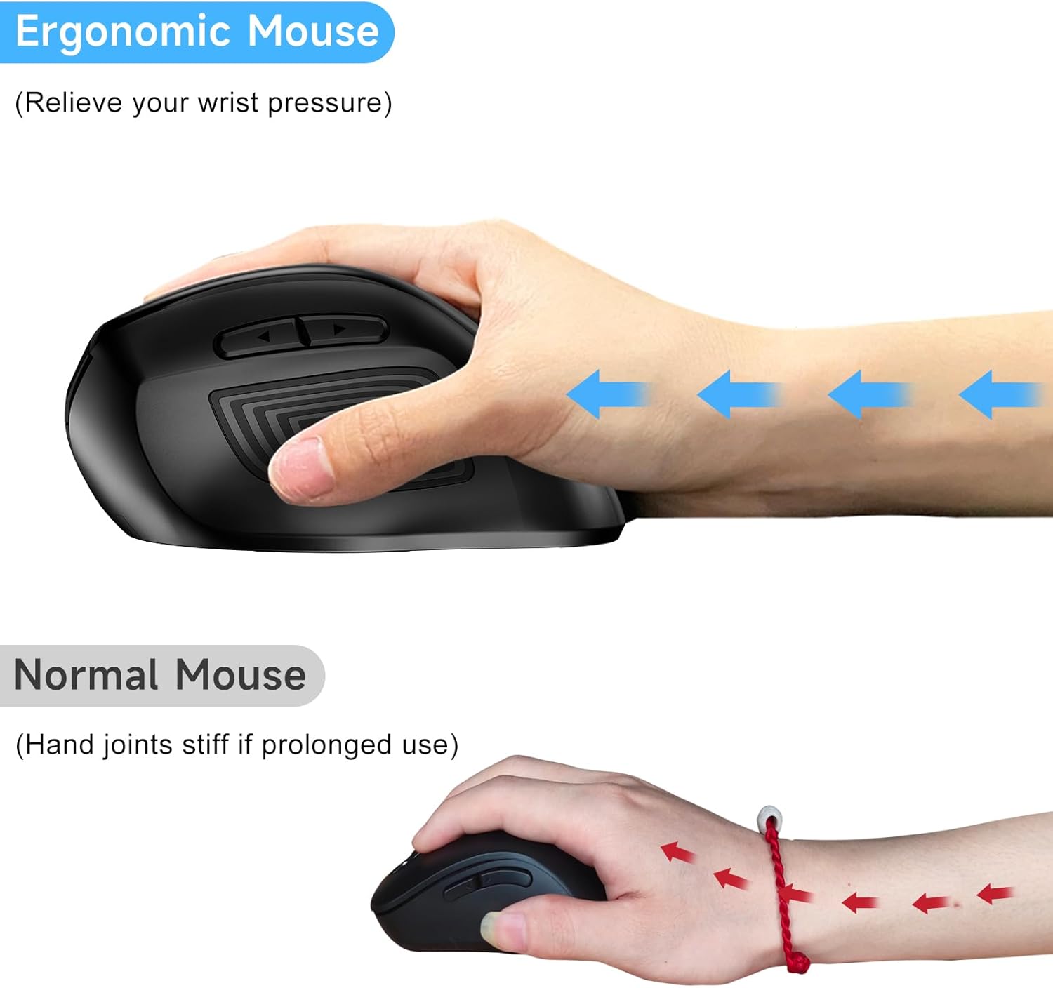 memzuoix Wireless Ergonomic Mouse User Manual