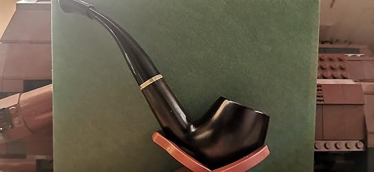Scotte Tobacco Pipe Handmade Ebony Wood Root Smoking Pipe Gift Box and ...