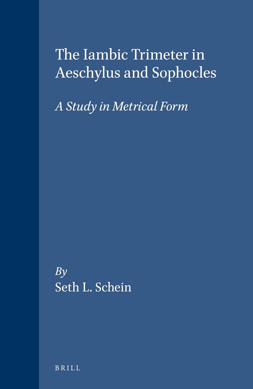 Amazon.com: The Iambic Trimeter in Aeschylus and Sophocles: A Study in ...