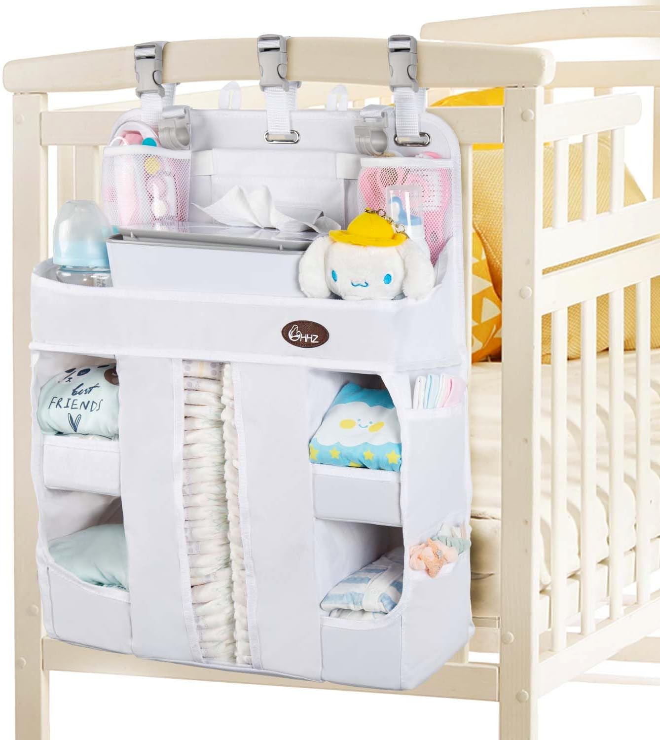 Amazon.com: CRADLE STAR Hanging Diaper Caddy Organizer - Baby Shower ...