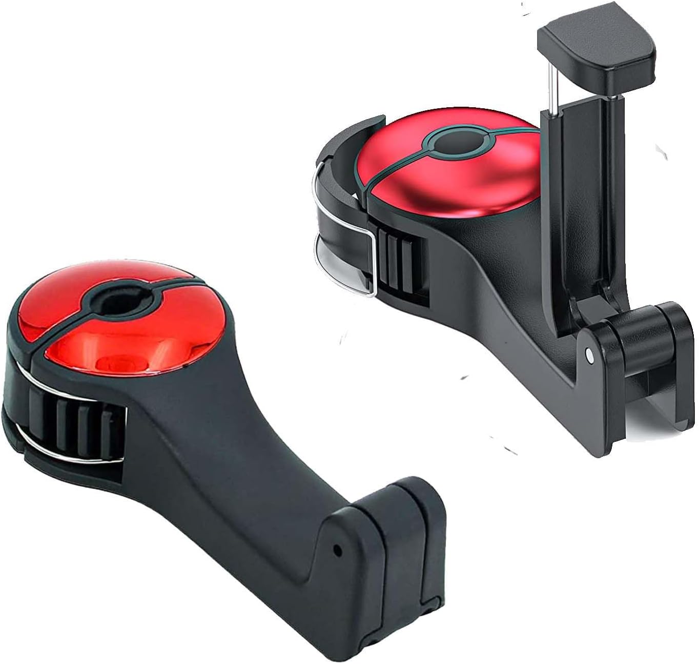 Amazon.com: 2Pcs Car Headrest Hidden Hook with Phone Holder,Car Seat ...