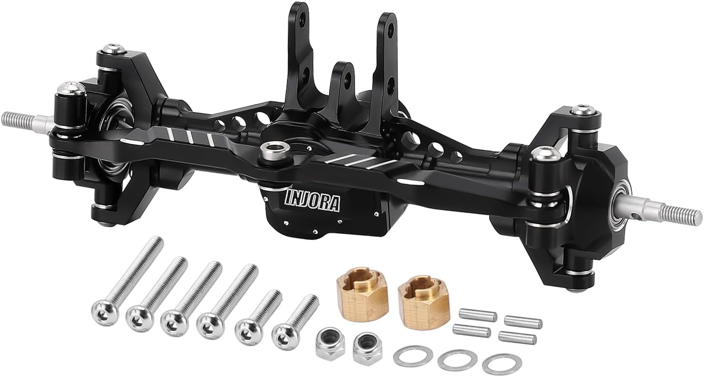 Amazon.com: INJORA Stock Length 47g Front Axles - CNC Aluminum Axles ...