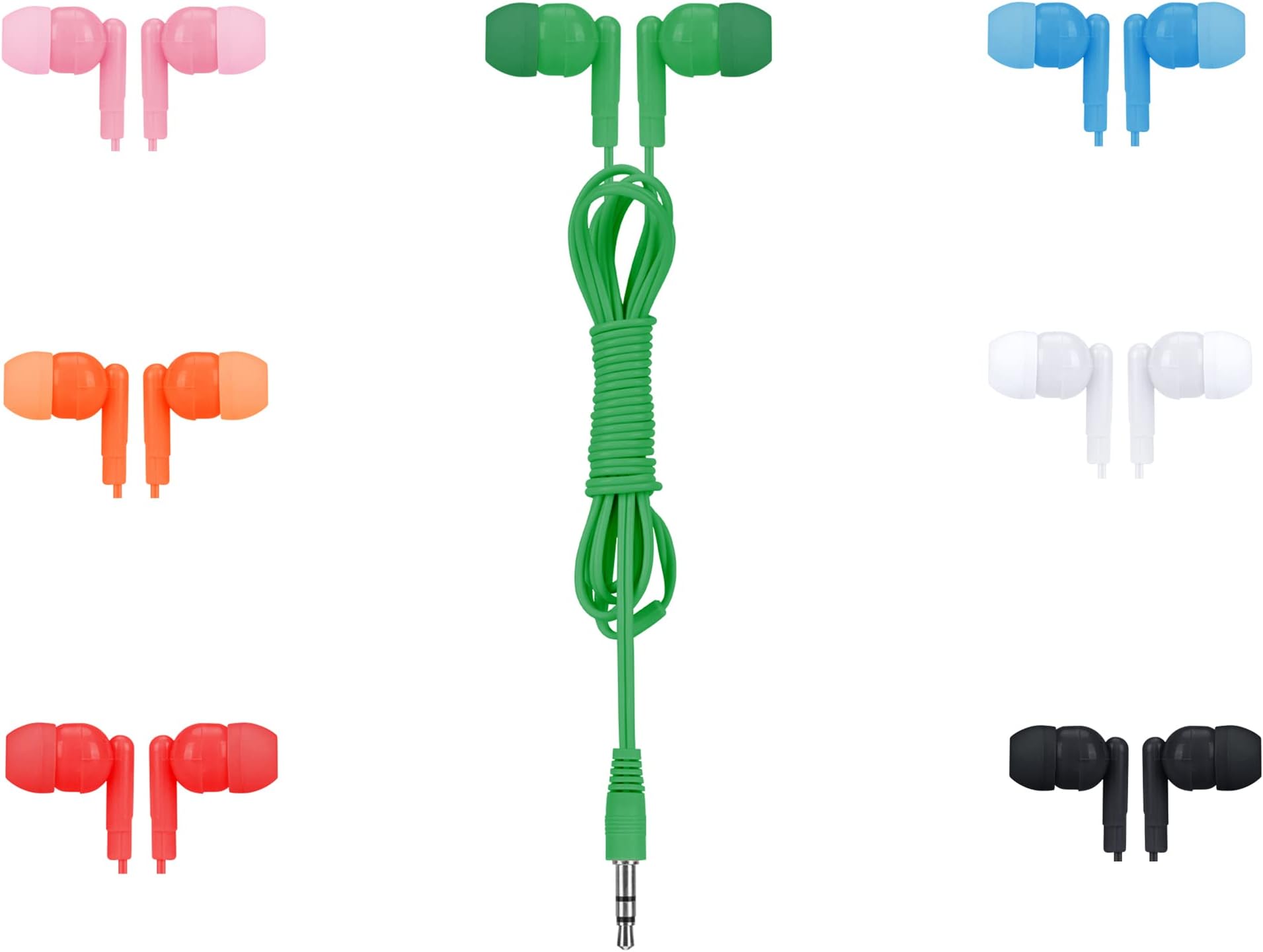 Amazon.com: OSSZIT Kids Bulk Earbuds 30 Pack Wholesale Earbuds ...