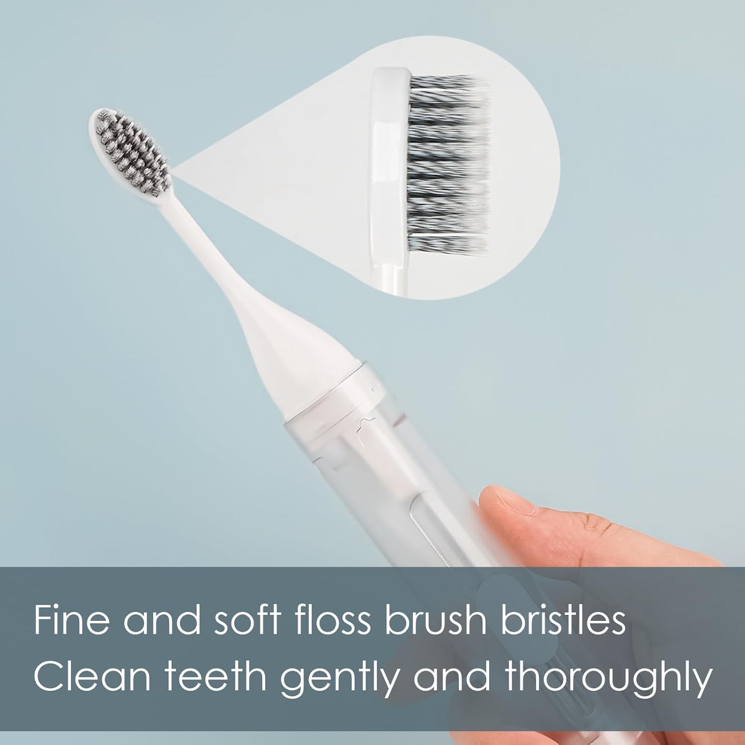 Linkidea 2 in 1 Portable Toothbrush Built-in Tube, Refillable ...