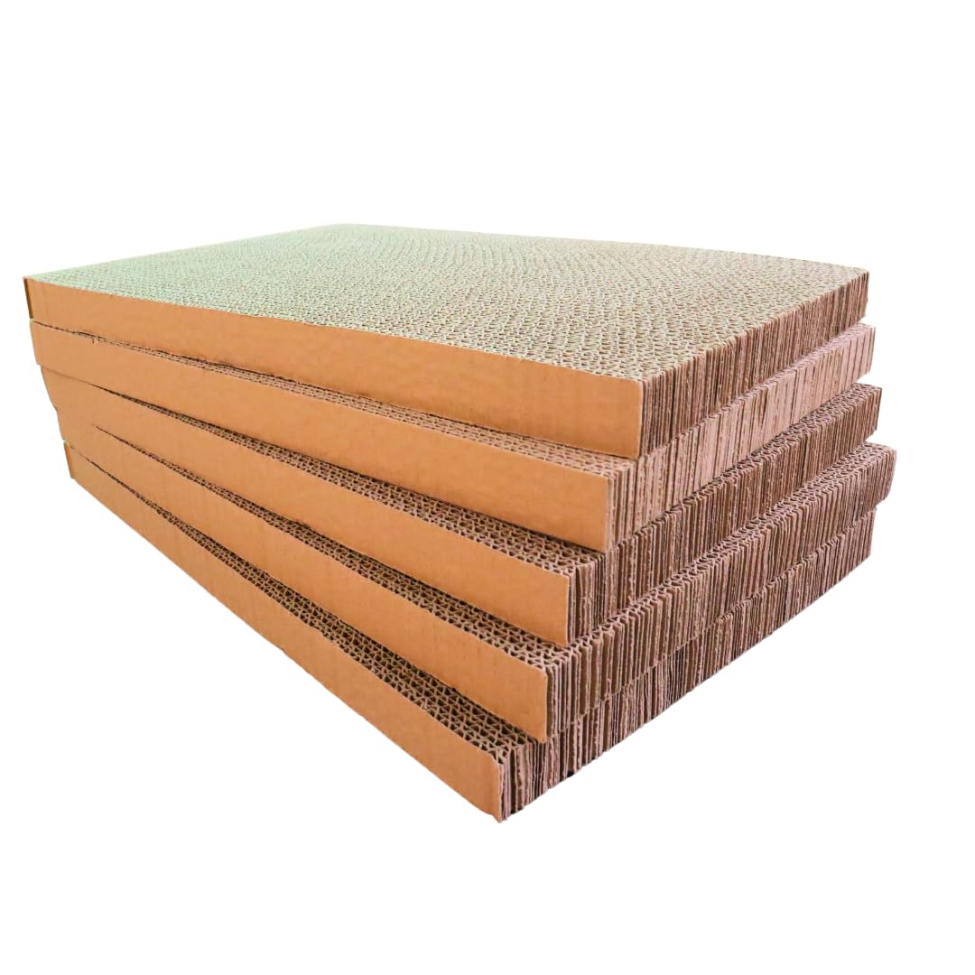 Amazon.com : Cat Scratch Pad 5 in 1, Cardboard Cat Scratcher, Cat ...
