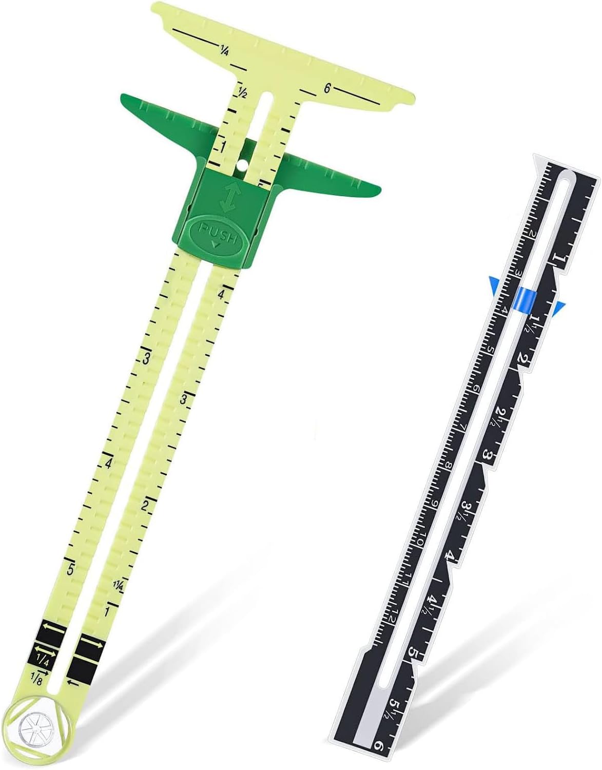 Amazon.com: DHinkyoung Sliding Gauge Measuring Sewing Tool Set, 5 ...