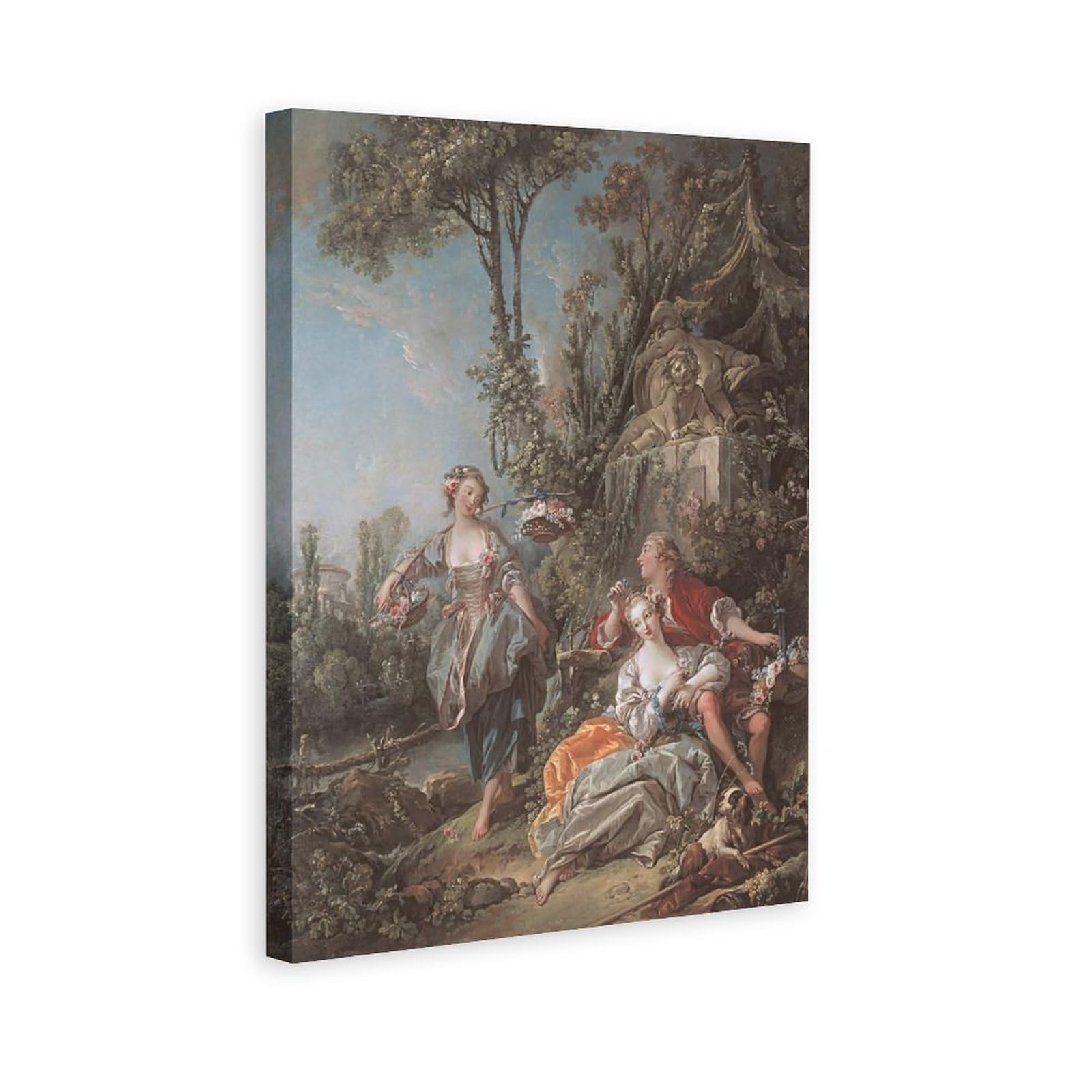 Francois Boucher Lovers In A Park