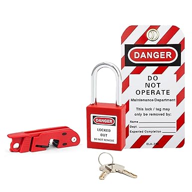Amazon.com: PILISPARK Circuit Breaker Lockout,Red Electrical Box ...