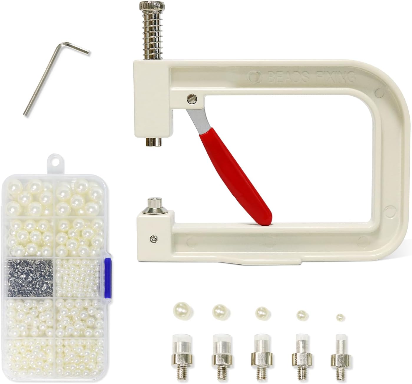 Amazon.com: Troyune Pearl Setting Machine, Pearl Hand Press Tools with ...