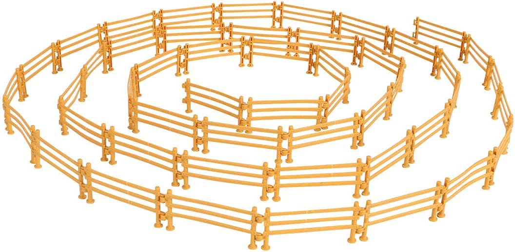 Amazon.com: YUCAN 50PCS Toys Fence Horse Corral Fencing Accessories ...