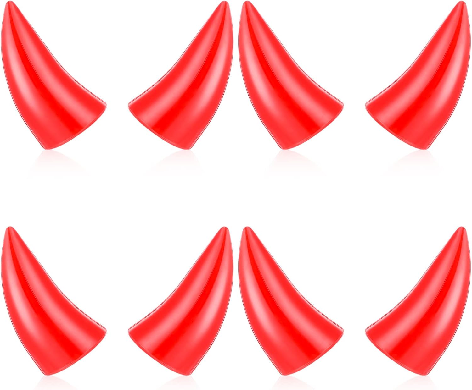 Buy 8 Pcs Car Roof Decoration 3D Bumper Hood Stickers Car Devil Horns ...