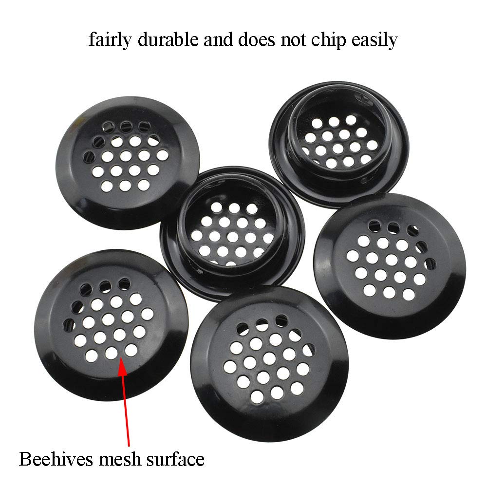 Snapklik.com : 30mm Circular Mesh Holes Air Vents Stainless Steel ...