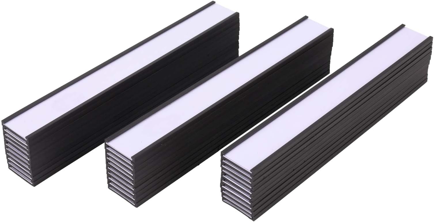 Amazon.com : Eeoyu Magnetic Label Holders with Magnets Magnetic Data ...
