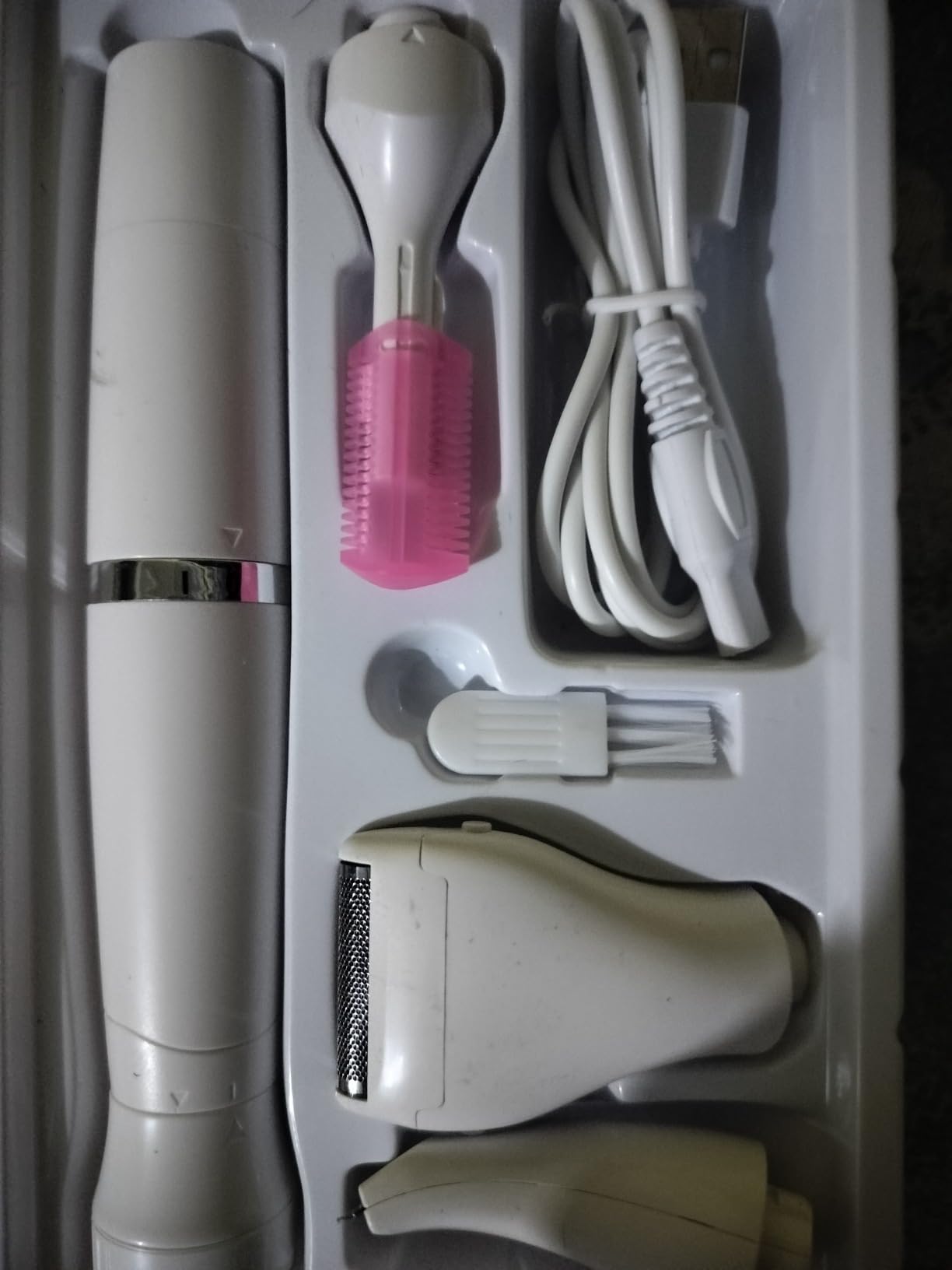 Painless Trimmer for Women Painless Facial Hair Remover Rechargeable ...