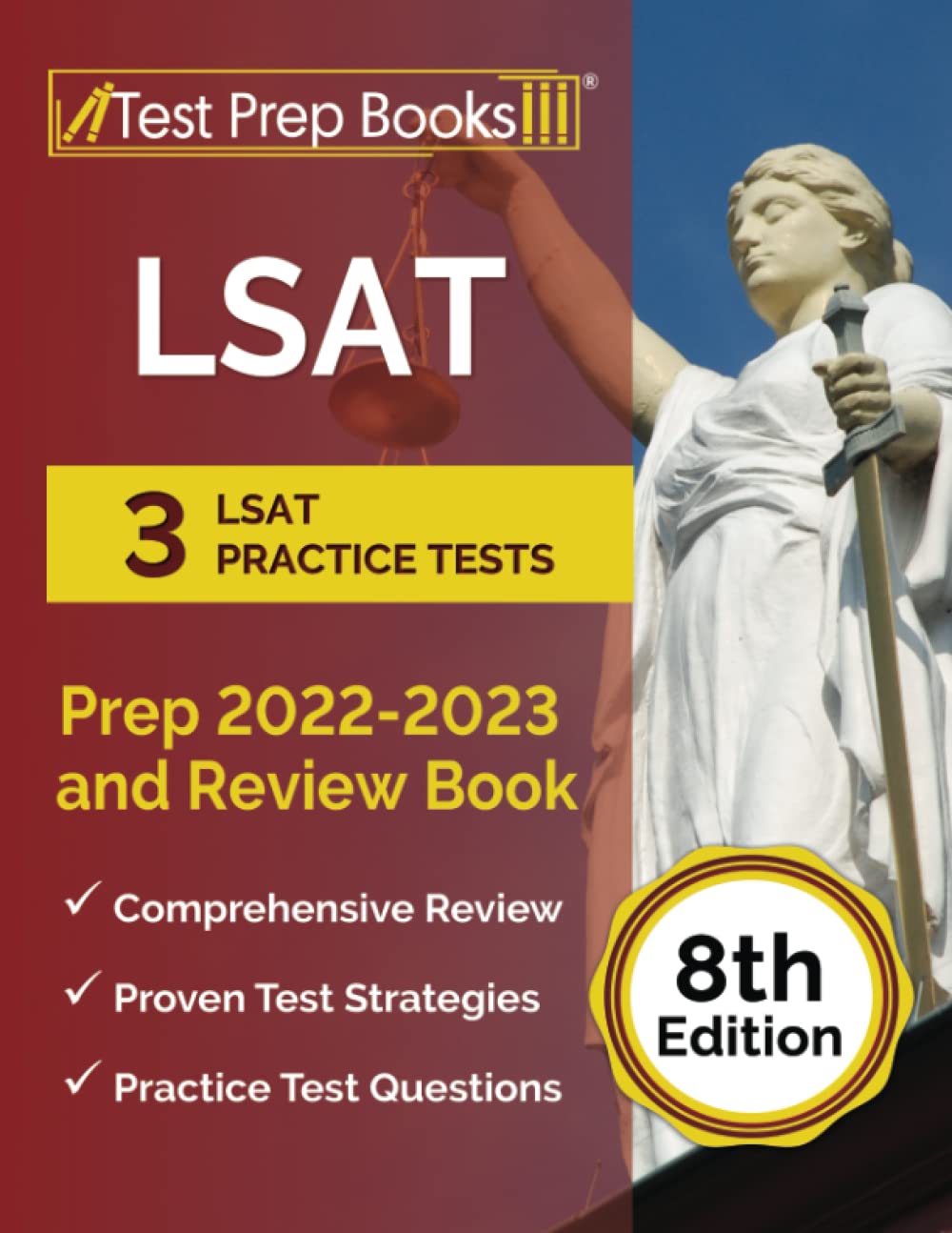 LSAT Prep 2022-2023: 3 LSAT Practice Tests and Review Book: [8th ...