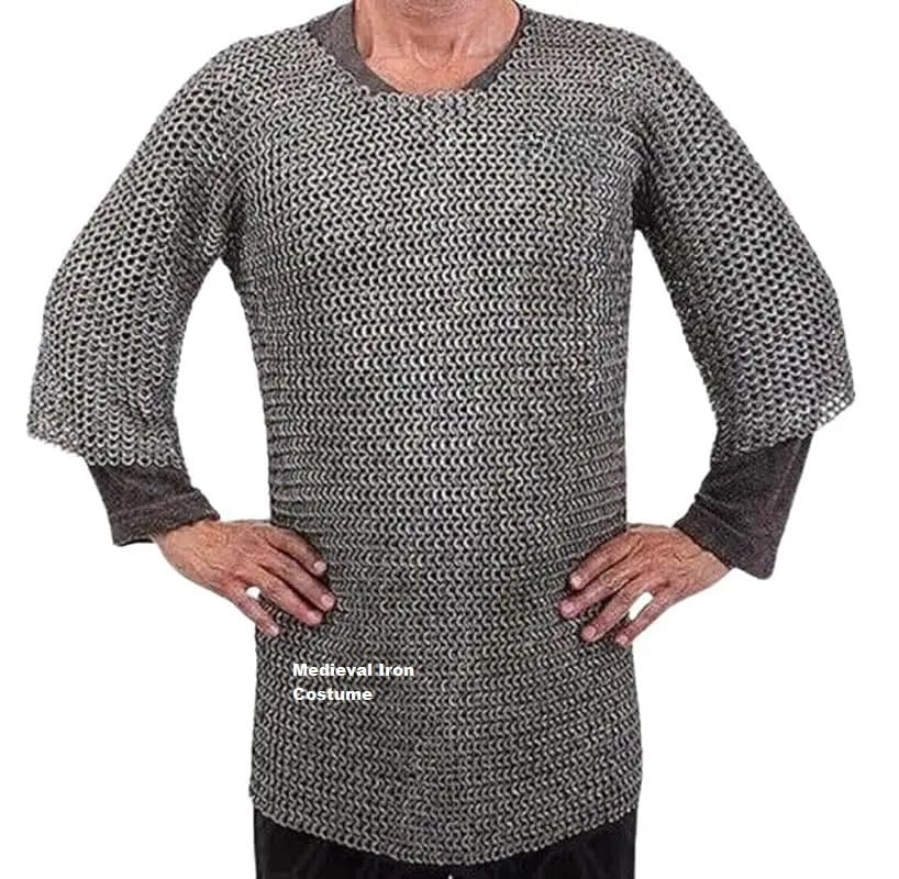 Amazon.com: 9mm 18 gauge flat riveted rings with washer chainmail shirt ...