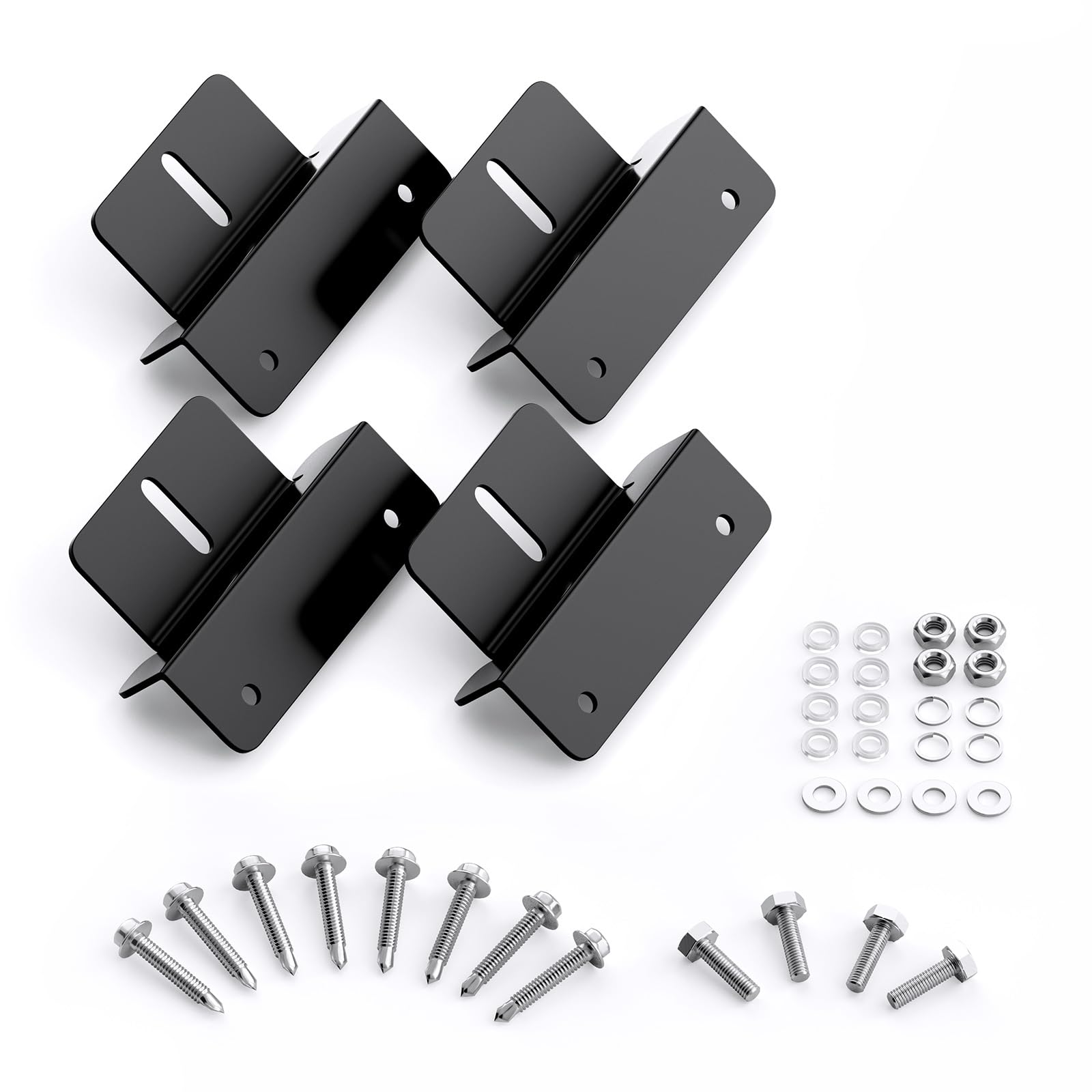 Amazon.com: Callsun Z Brackets for Solar Panels Mount, Solar Panel ...