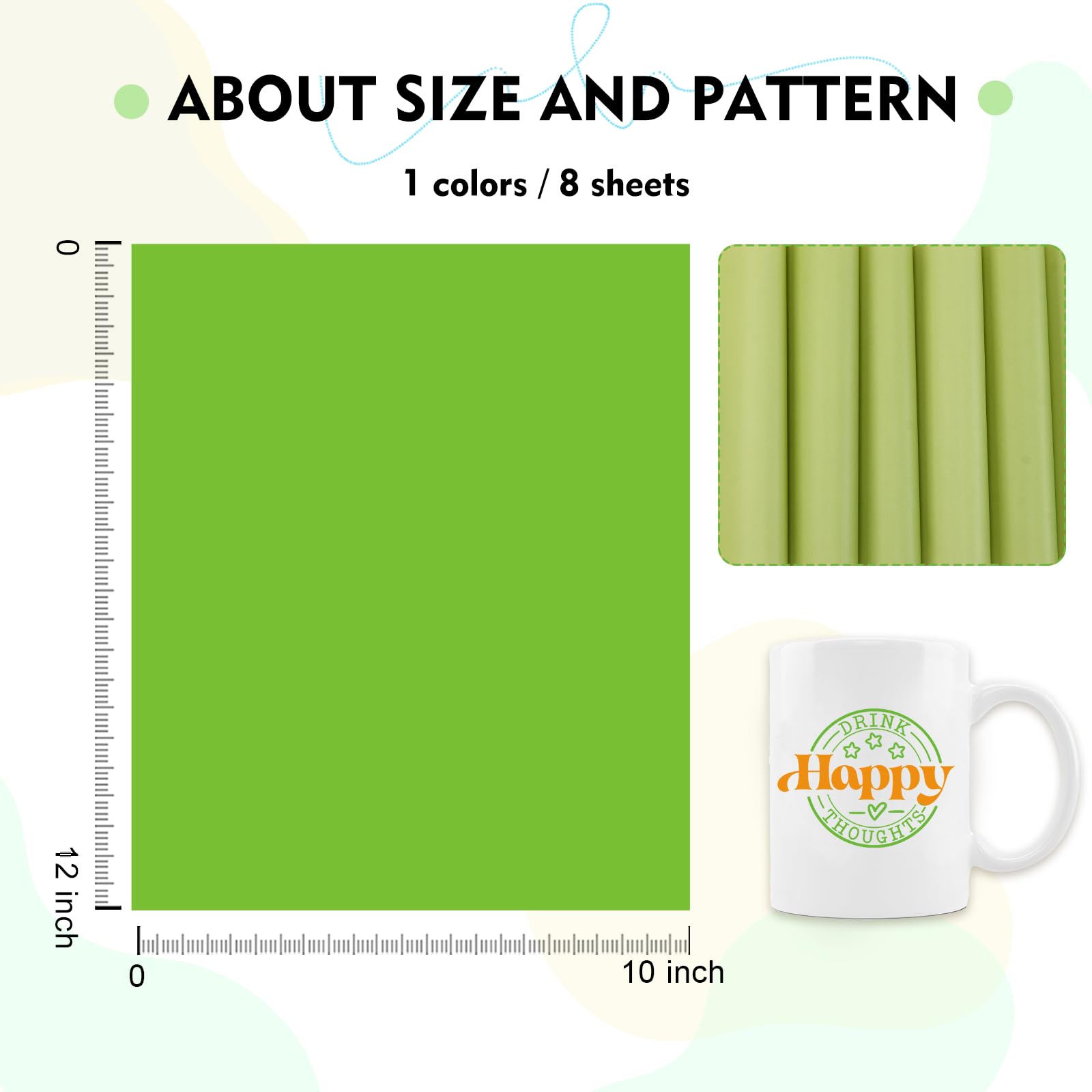 Snapklik.com : Tintnut Solid Color Sublimation Transfer Paper- 8 Sheets ...