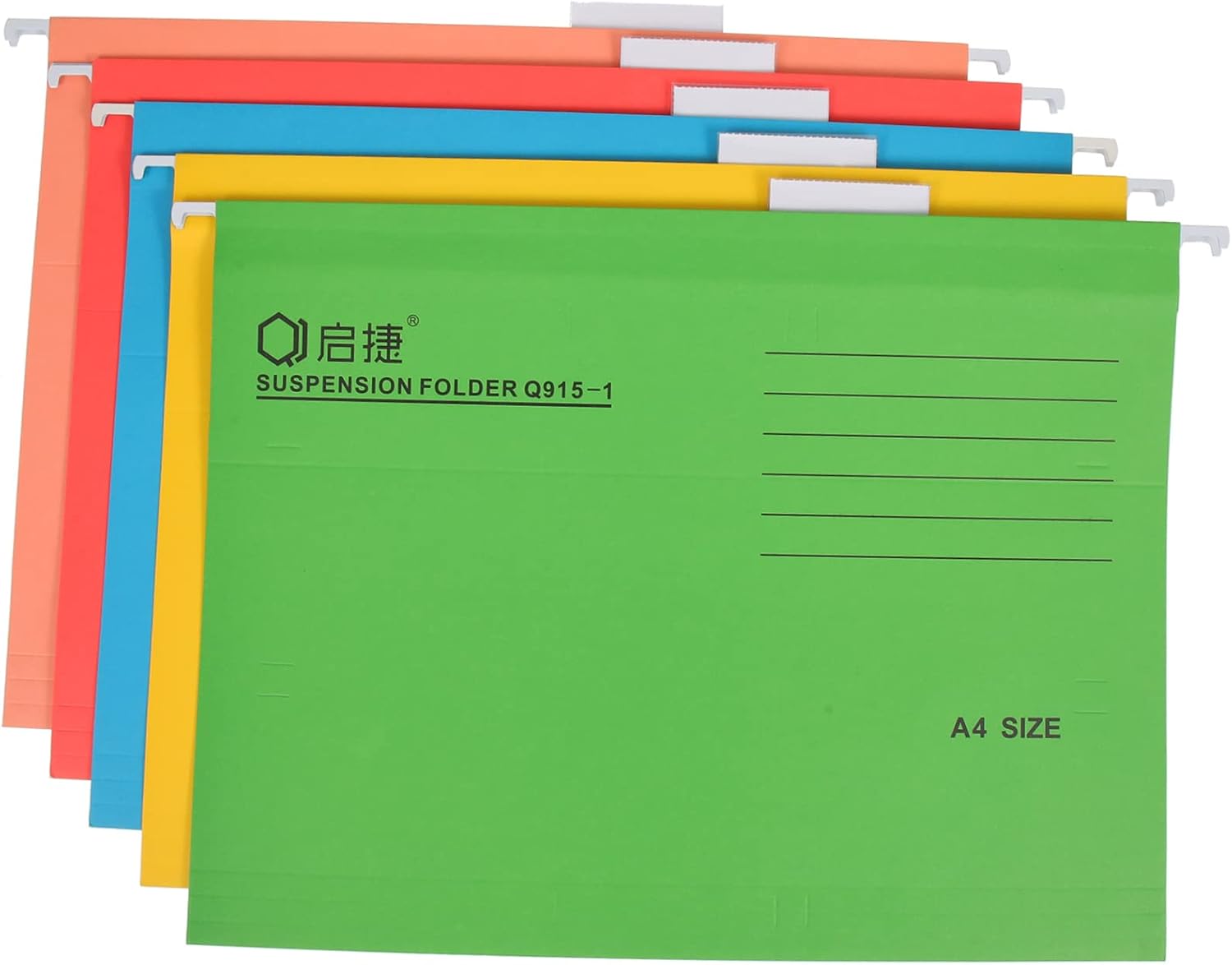 Amazon.com : STOBOK 5pcs Folder Hanging Receipt Pouch Hanging Files ...