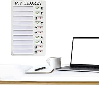 Amazon.co.jp: DAEETYL Portable Duty Chart | RV Checklist Memo Board ...