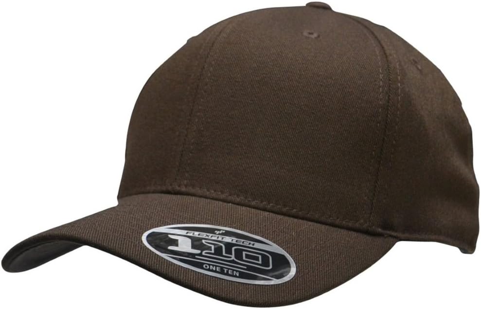 Flexfit One Ten Proforamce Cap – Cool & Dry - Adjustable – 110C (Brown ...